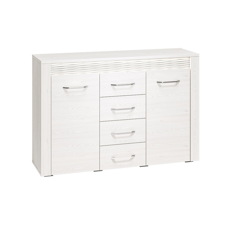17 Stories Enika 4 Drawer Combi Chest | Wayfair.co.uk